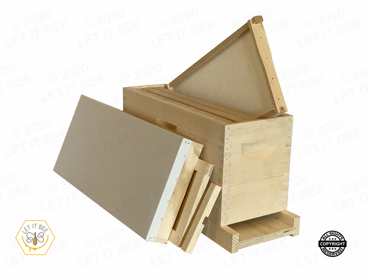 Assembled Complete Nuc Kit - Telescoping Cover – Let It Bee Inc